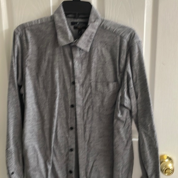 Marc Anthony | Shirts | Marc Anthony Slim Fit Shirt Grey With Black ...